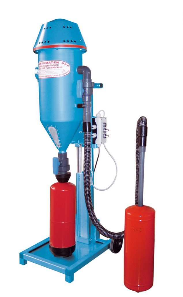 Mobile Fire Extinguisher Refilling Machine PFF-FLIPP-AIR-MATIC-E
